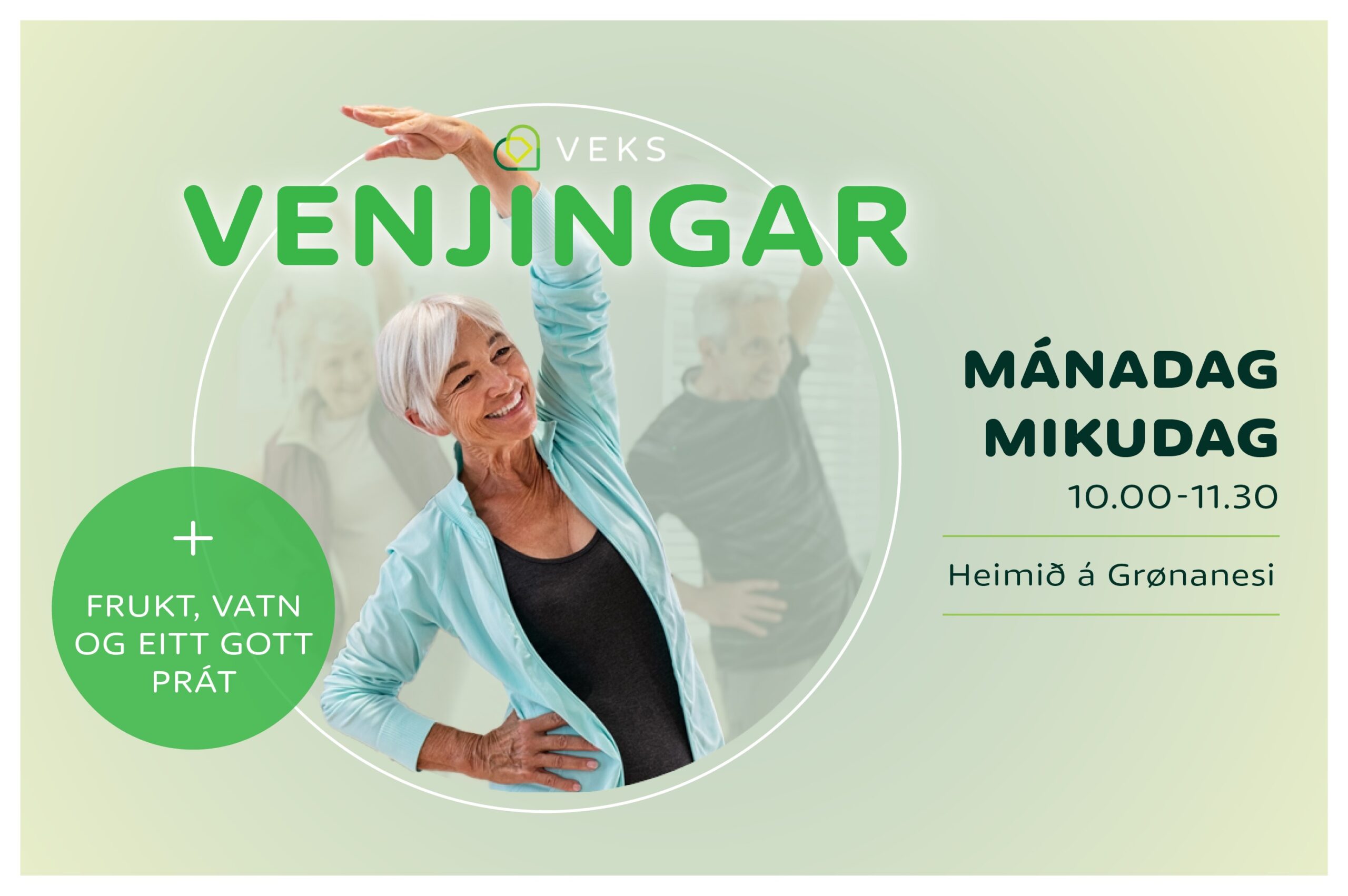 VEKS bjóðar liðvenjing í Heiminum á Grønanesi - Vestmanna kommuna