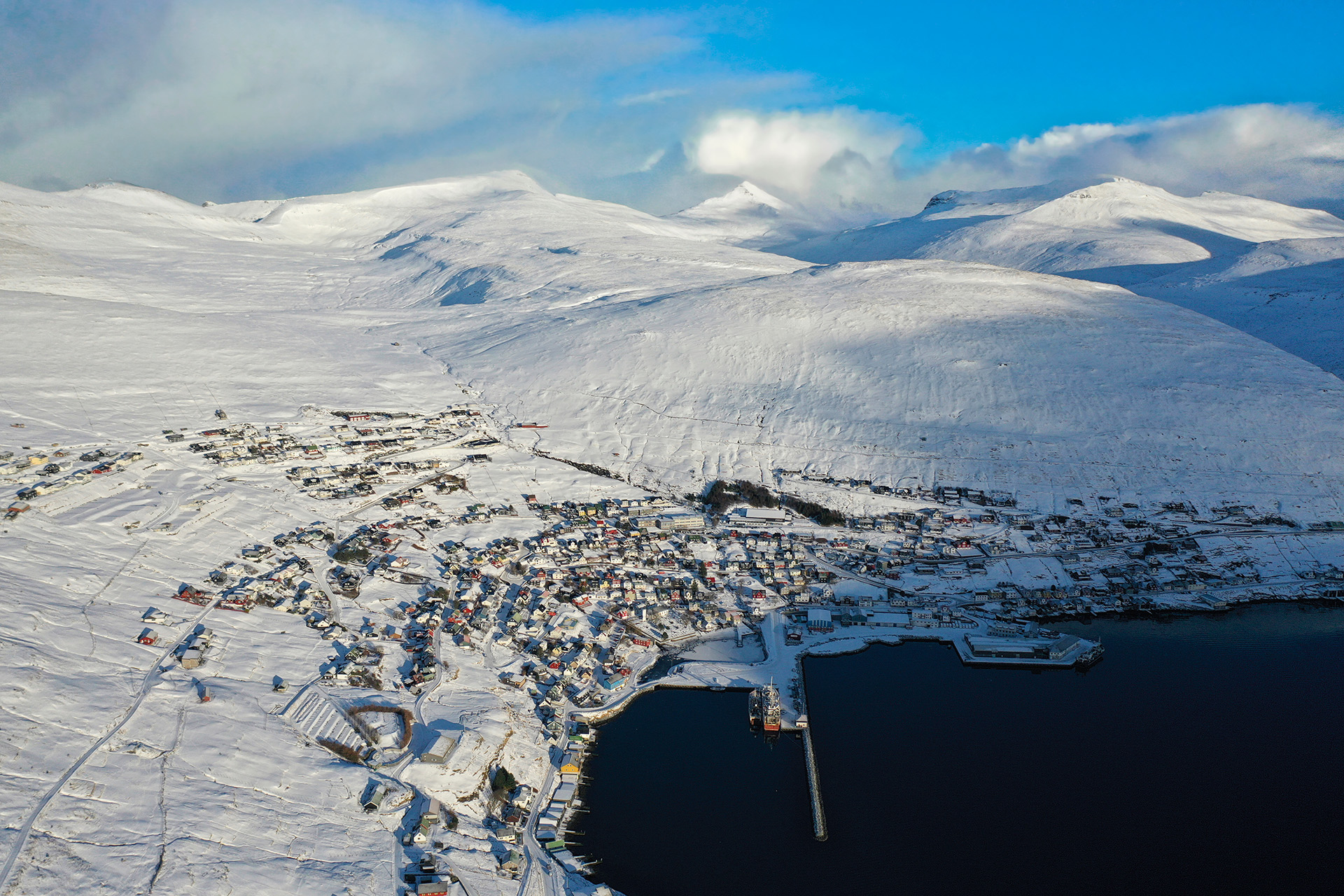 Partur av bygdini missir vatnið - Vestmanna kommuna